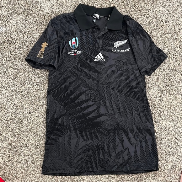 adidas | Shirts | Adidas All Blacks Rugby Polo | Poshmark